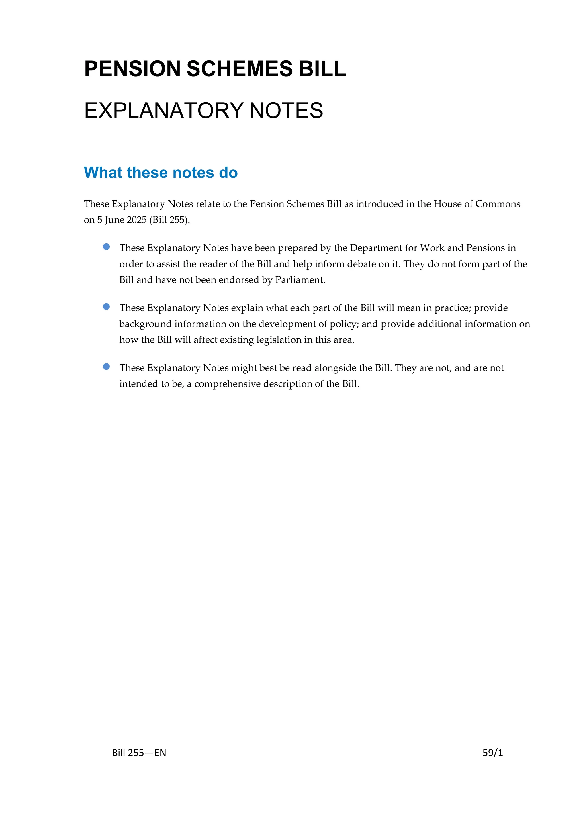 Pension Schemes Bill explanatory exrtra.pdf