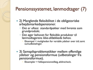 Pensionssystemet i danmark, pixi | PPT