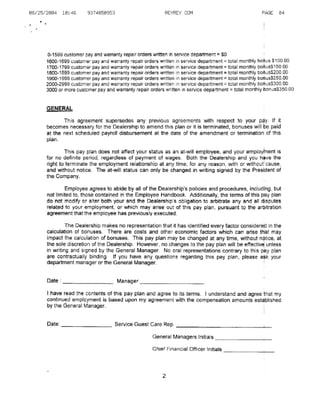 Penske Toyota BDC Pay Plans | PDF