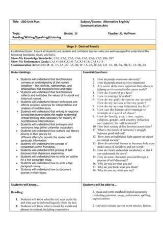 Pens lesson plan | PDF