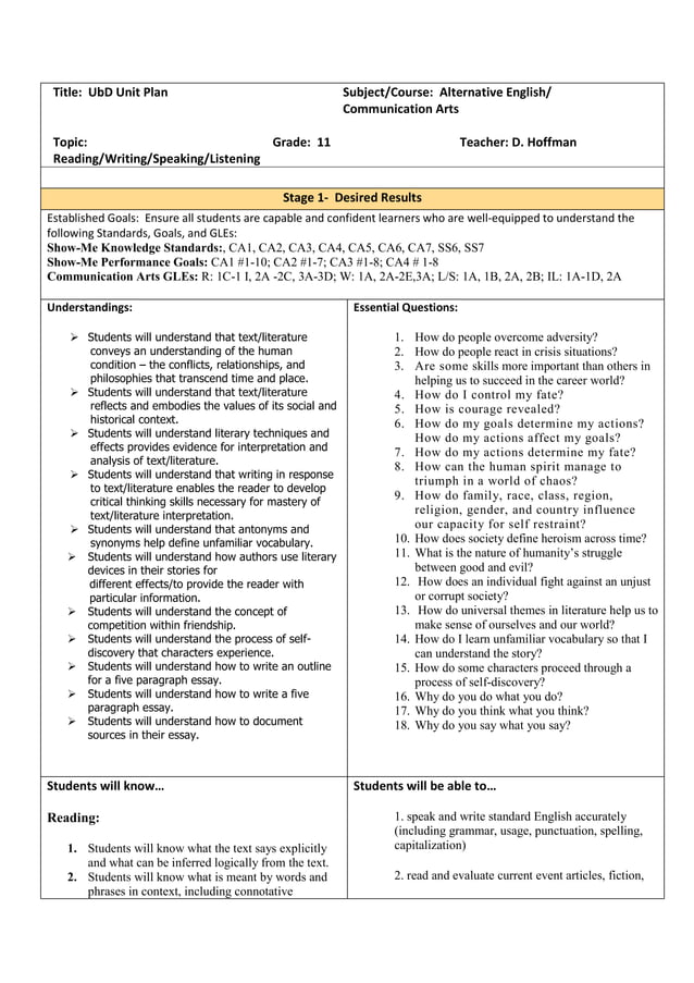 Pens lesson plan | PDF | Educational Assessment | Education