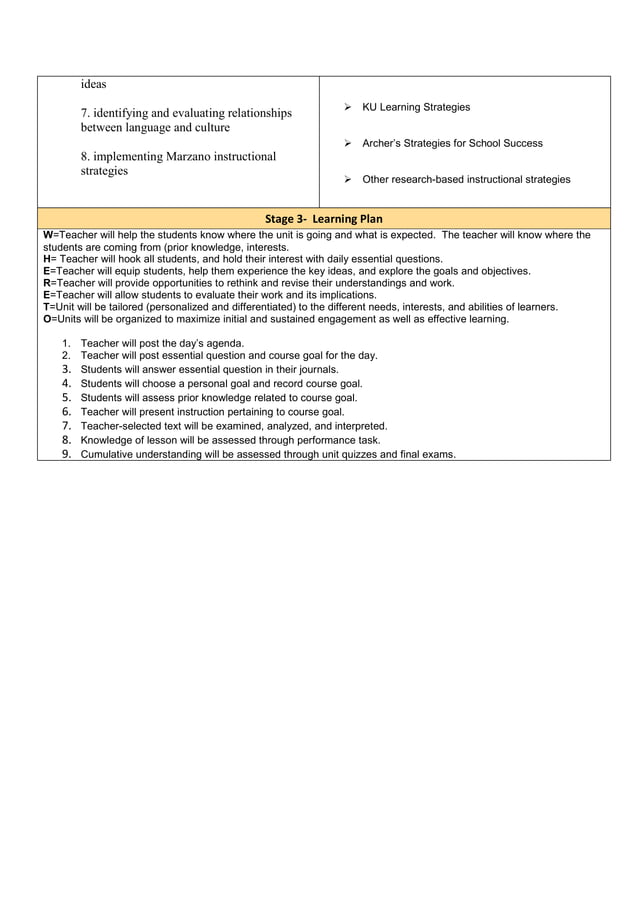 Pens lesson plan | PDF | Educational Assessment | Education