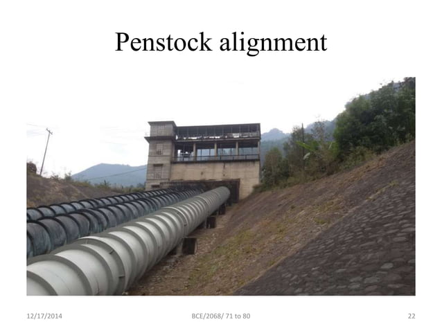 Penstocks, powerhouse and tailrace | PPTX | Geography | Science