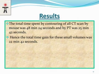Pen tablet vs mouse for Contouring OAR and targets | PPTX