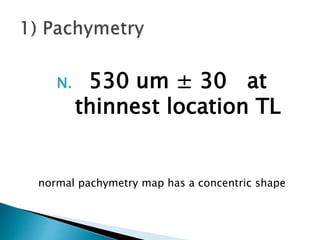 Pentacam and topography | PPTX