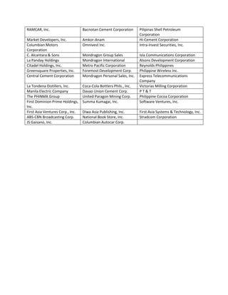 Pentacapitalprofile | PDF