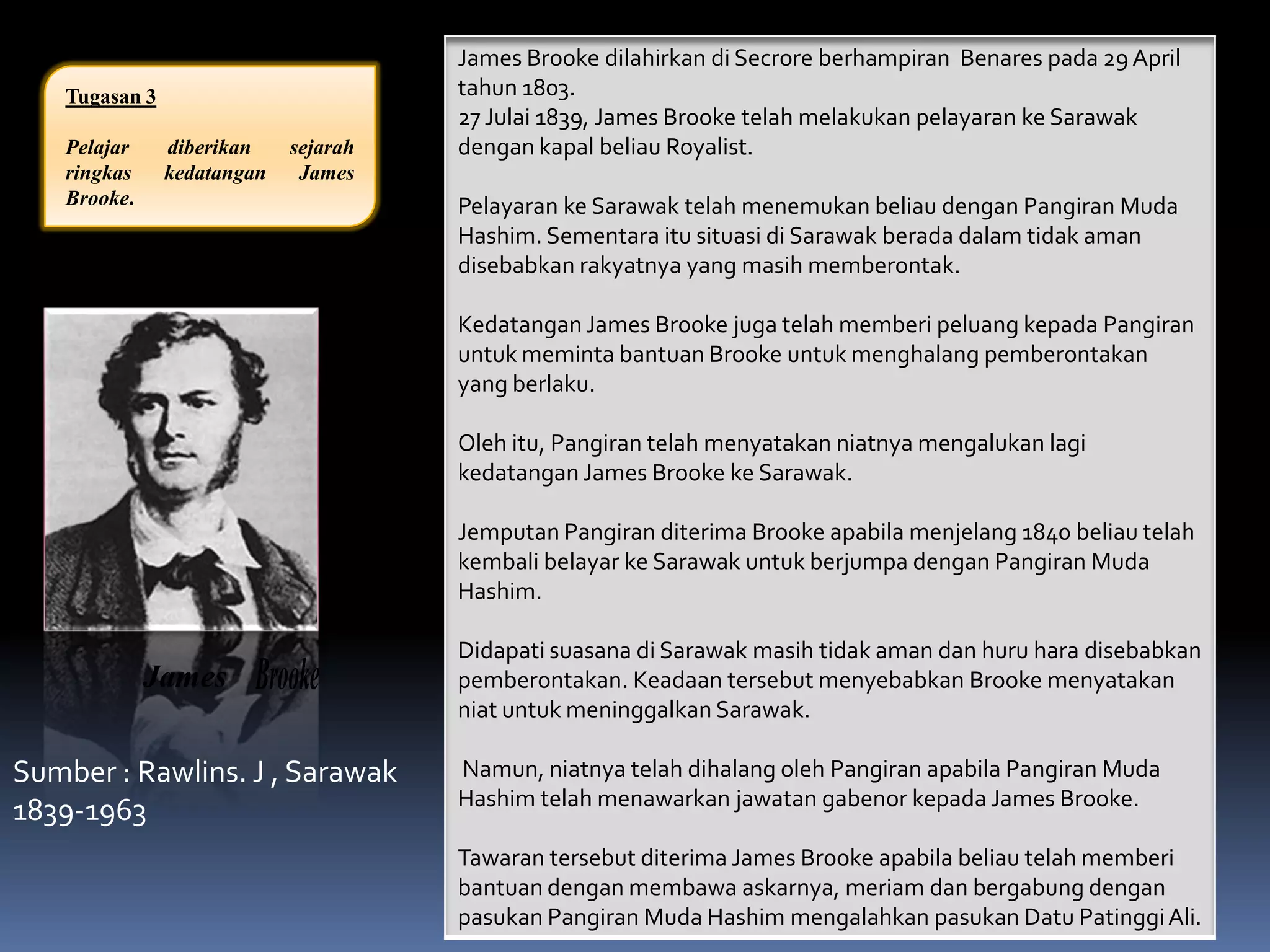 Pentadbiran Brooke di Sarawak | PDF