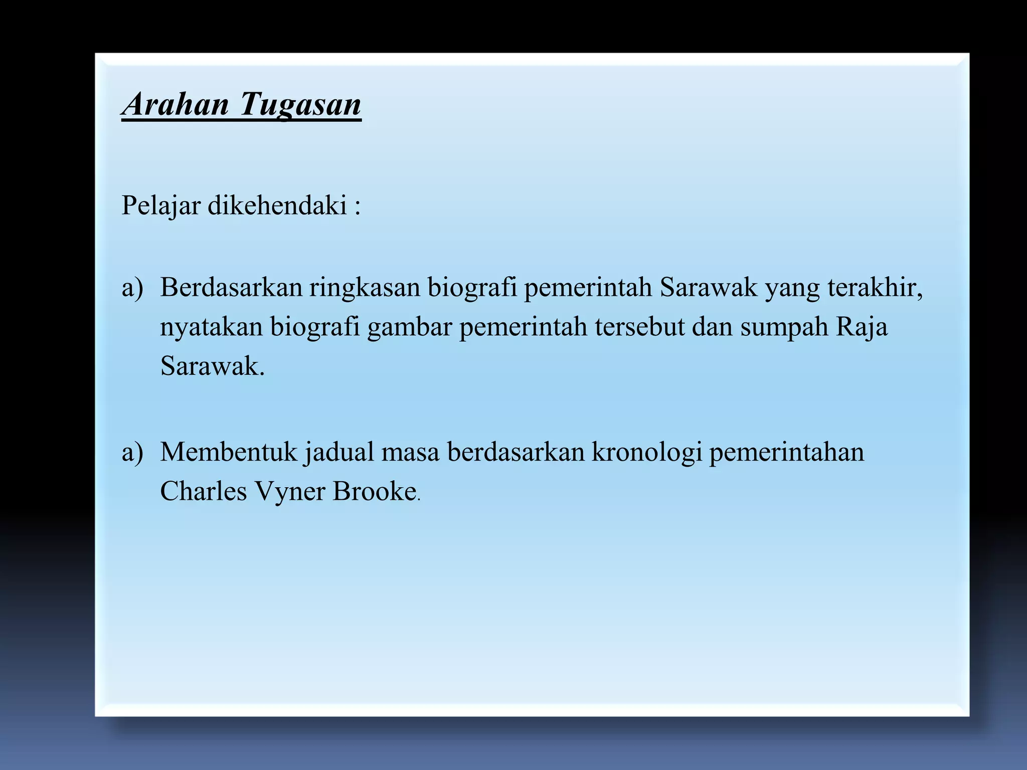 Pentadbiran Brooke di Sarawak | PDF