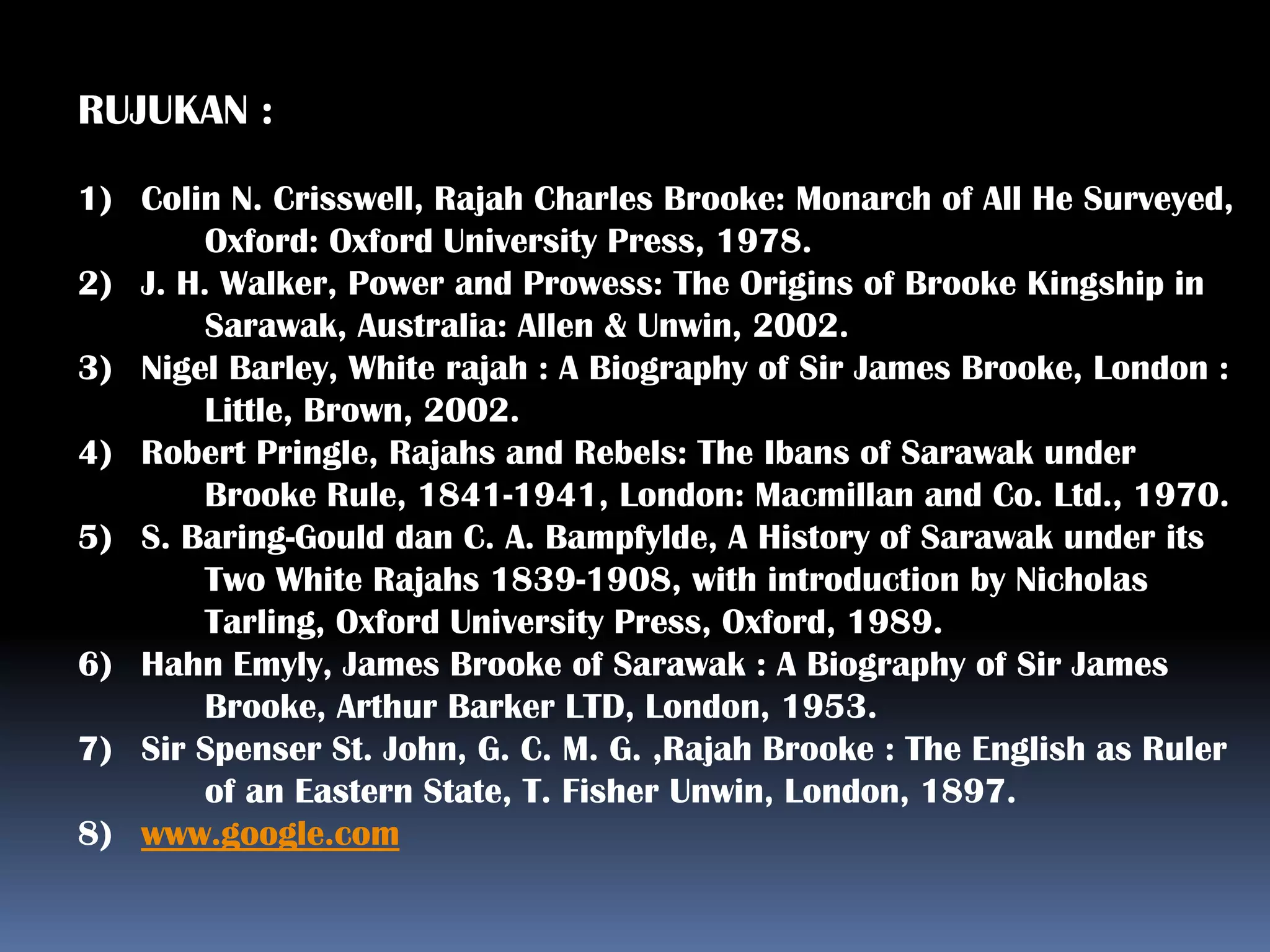 Pentadbiran Brooke di Sarawak | PDF