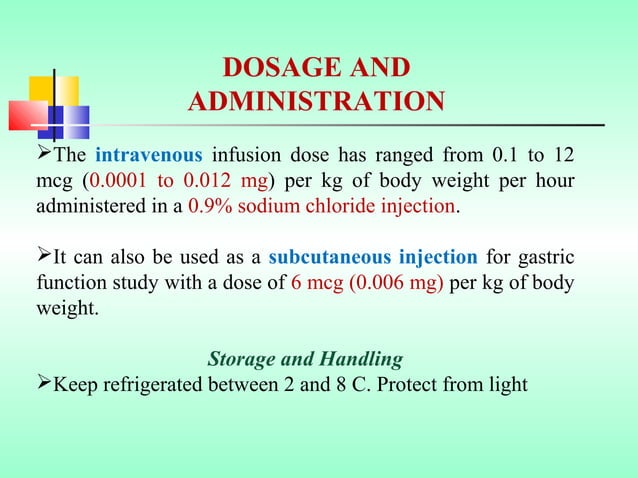 Pentagastrin | PPT