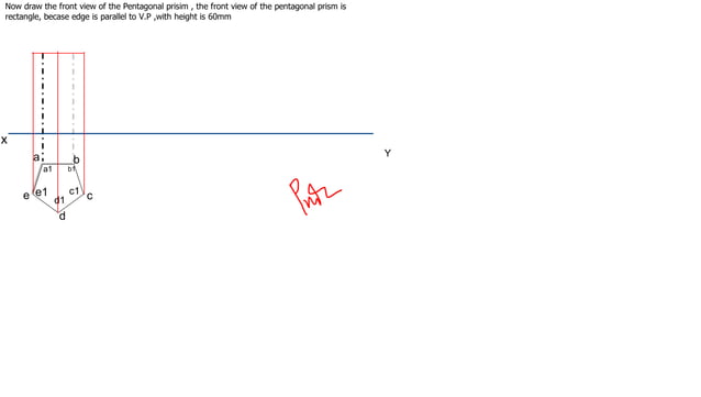 Draw the top view of the pentagonal Prism, | PDF | Physics | Science