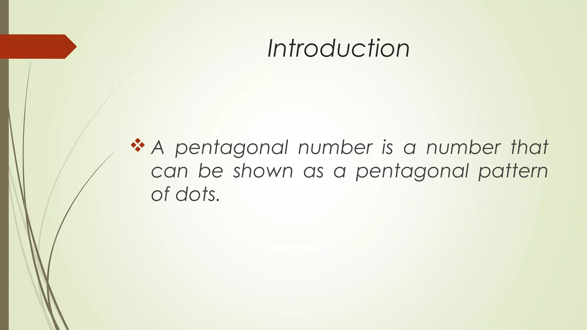 Pentagonal numbers | PPT | Chemistry | Science