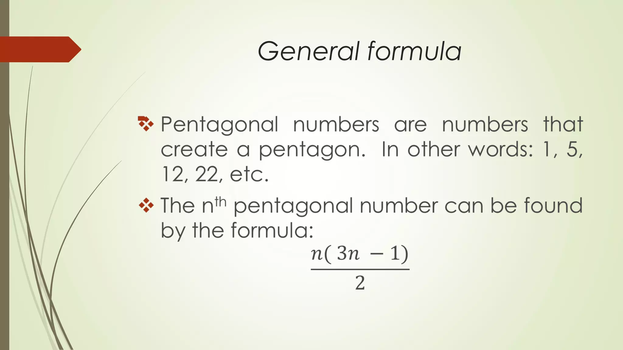 Pentagonal numbers | PPT