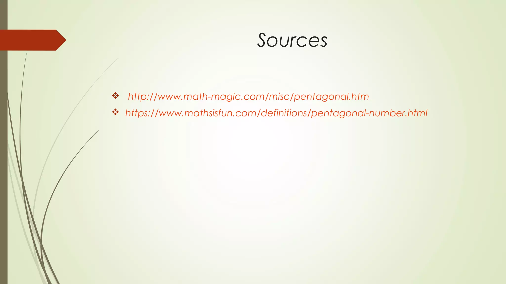 Pentagonal numbers | PPT