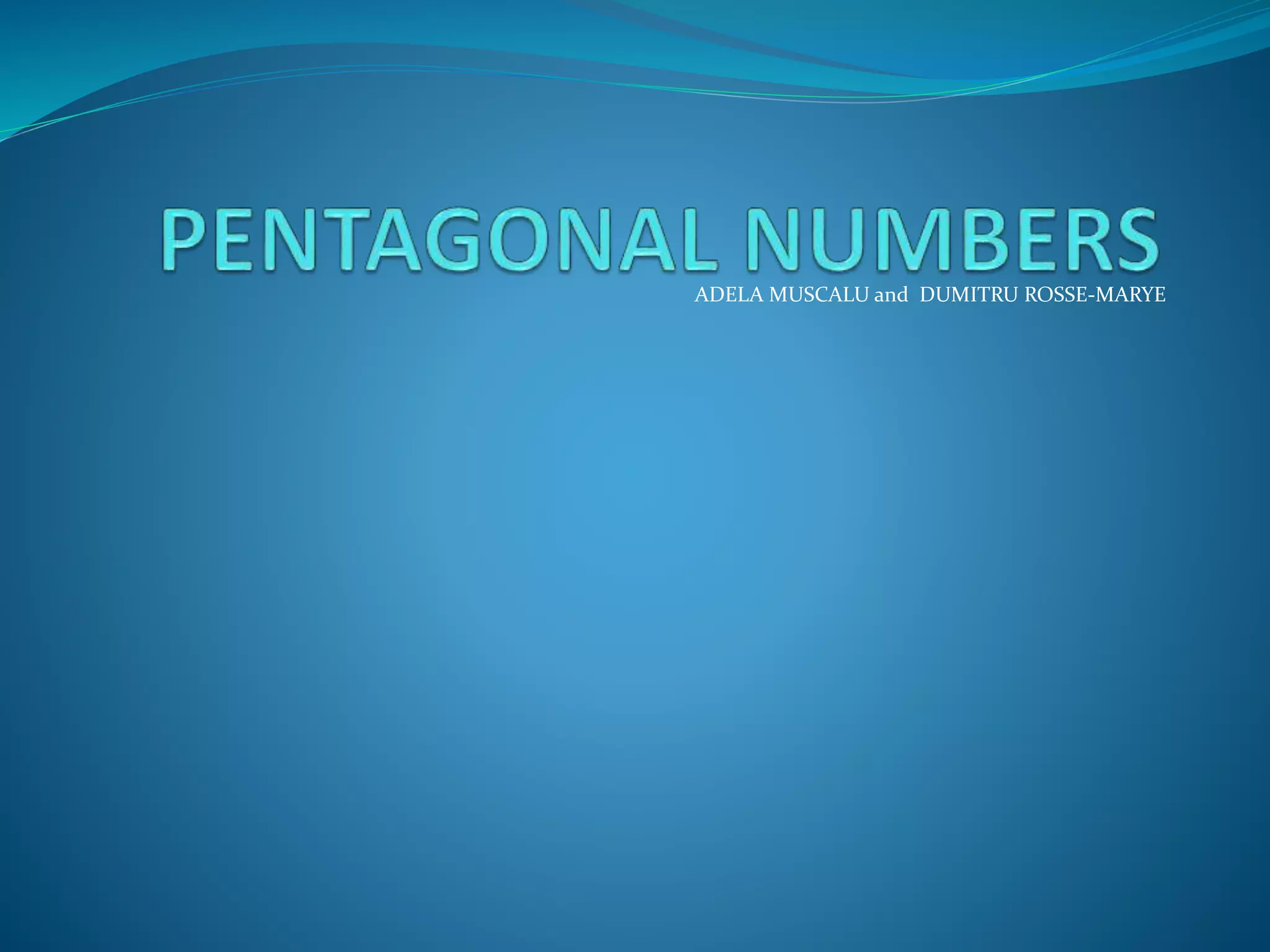 Pentagonal numbers | PPT