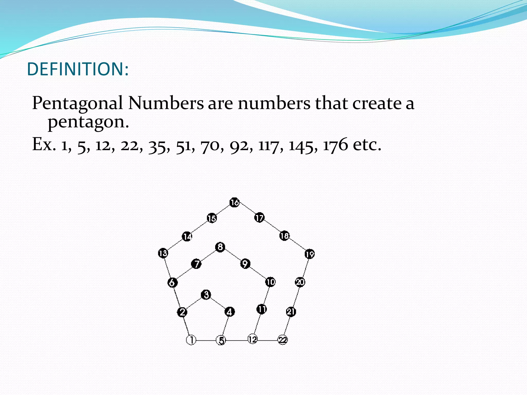 Pentagonal numbers | PPT