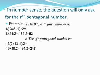 Pentagonal numbers | PPT