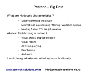 An introduction to Pentaho | PPT