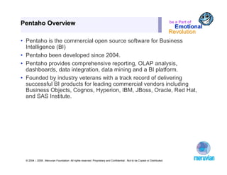 Pentaho Commercial Open Source BI | PDF