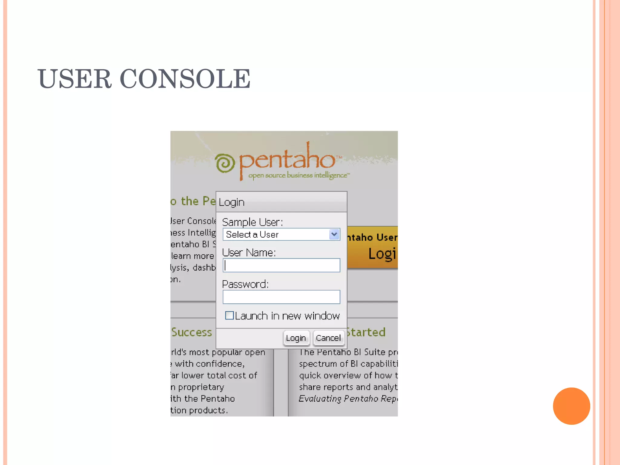 Pentaho Bi Server Pivot Olap | PPT