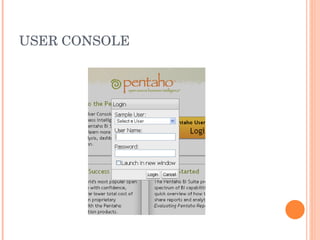 Pentaho Bi Server Pivot Olap | PPT