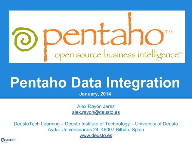 Kettle: Pentaho Data Integration tool | PDF