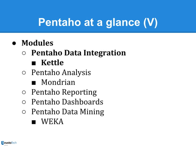 Kettle: Pentaho Data Integration tool | PDF