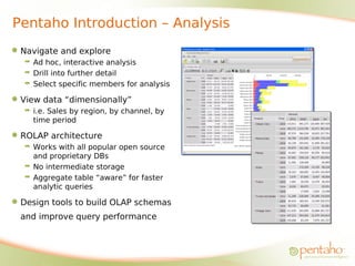 Pentaho data integration 4.0 and my sql | PPT