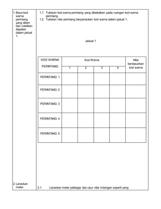 PENTAKSIRAN Multimeter | PDF