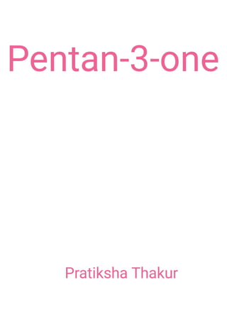 Pentan-3-one | PDF