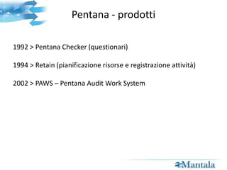 Pentana Paws - Pentana Audit Work System Presentazione Italiano Mantala ...
