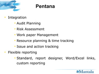 PAWS - Pentana Audit Work System software | PPS | Computing ...