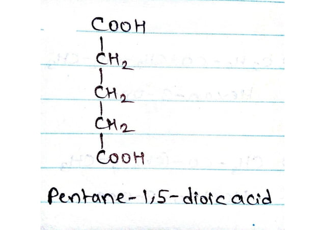 Pentane-1,5-dioic acid | PDF