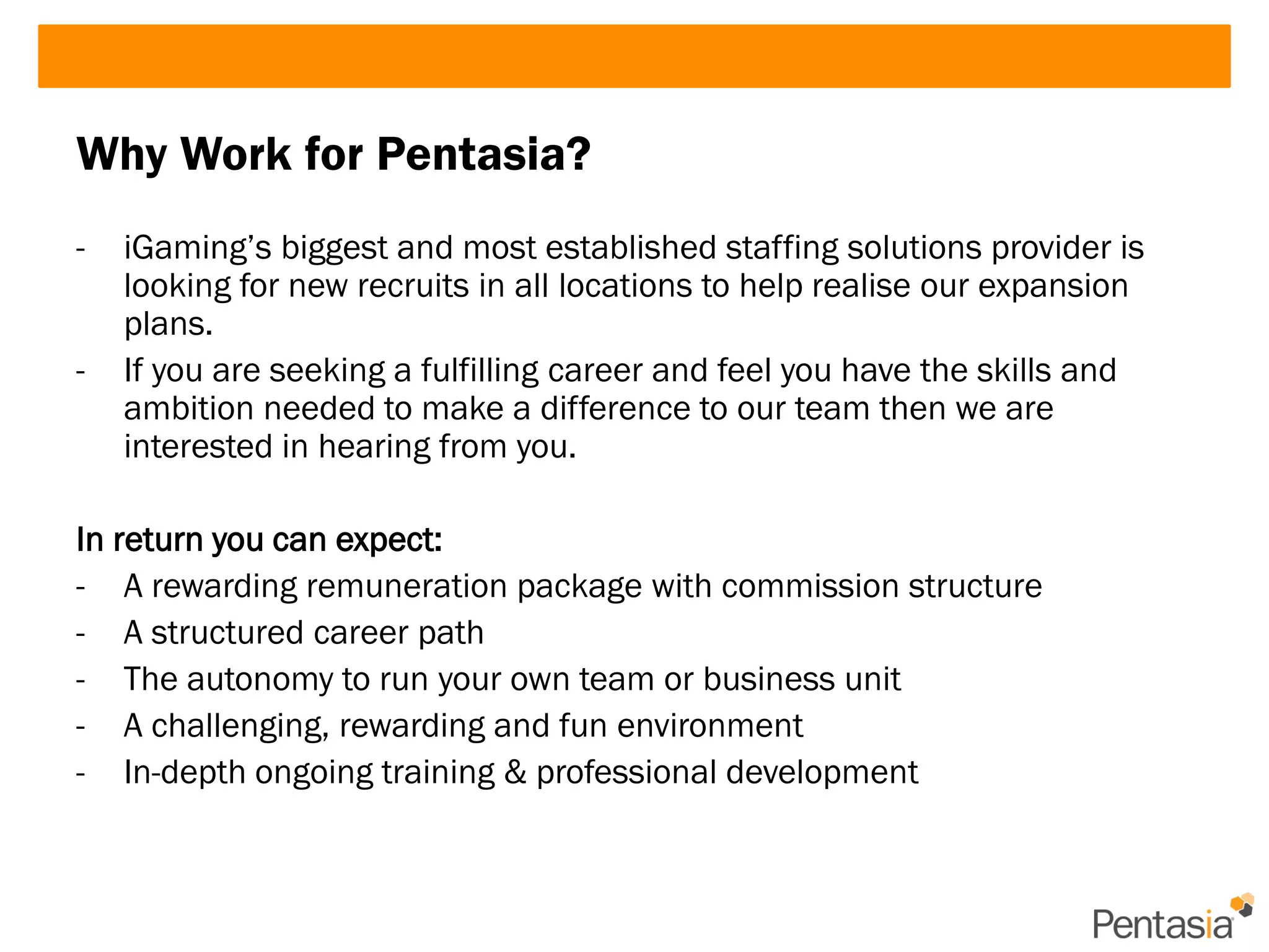 Work for Pentasia | PDF