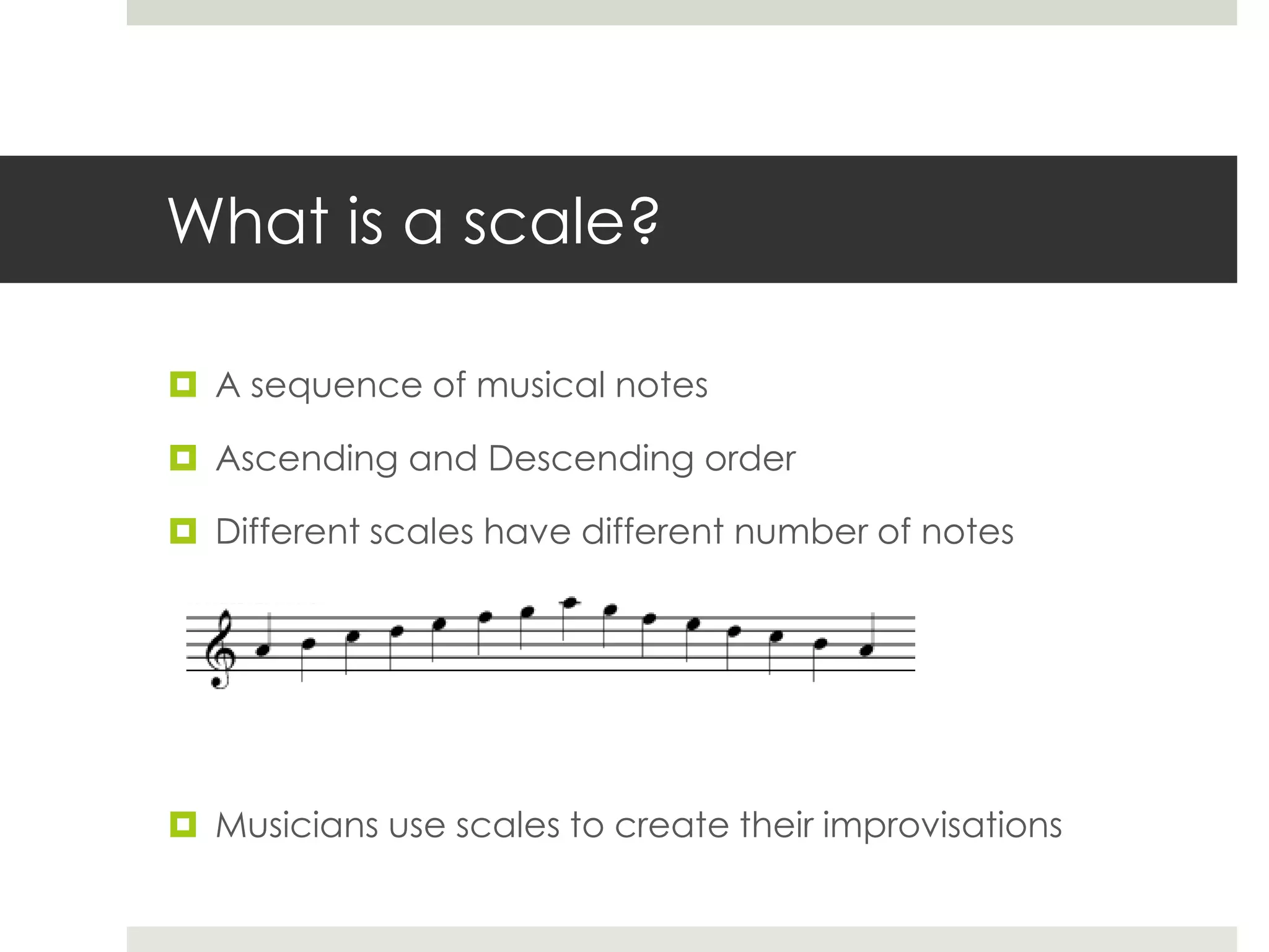 Pentatonic improvisation | PPTX