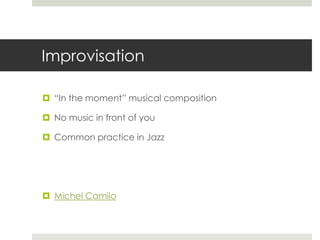 Pentatonic improvisation | PPTX