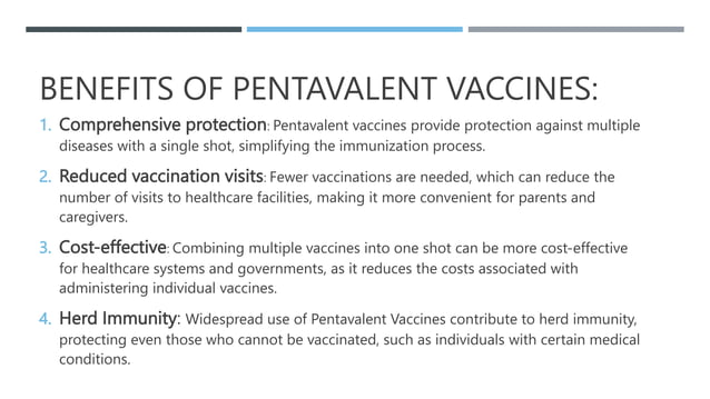 Pentavalent vaccine PSM | PPTX | Infectious Diseases | Diseases and ...