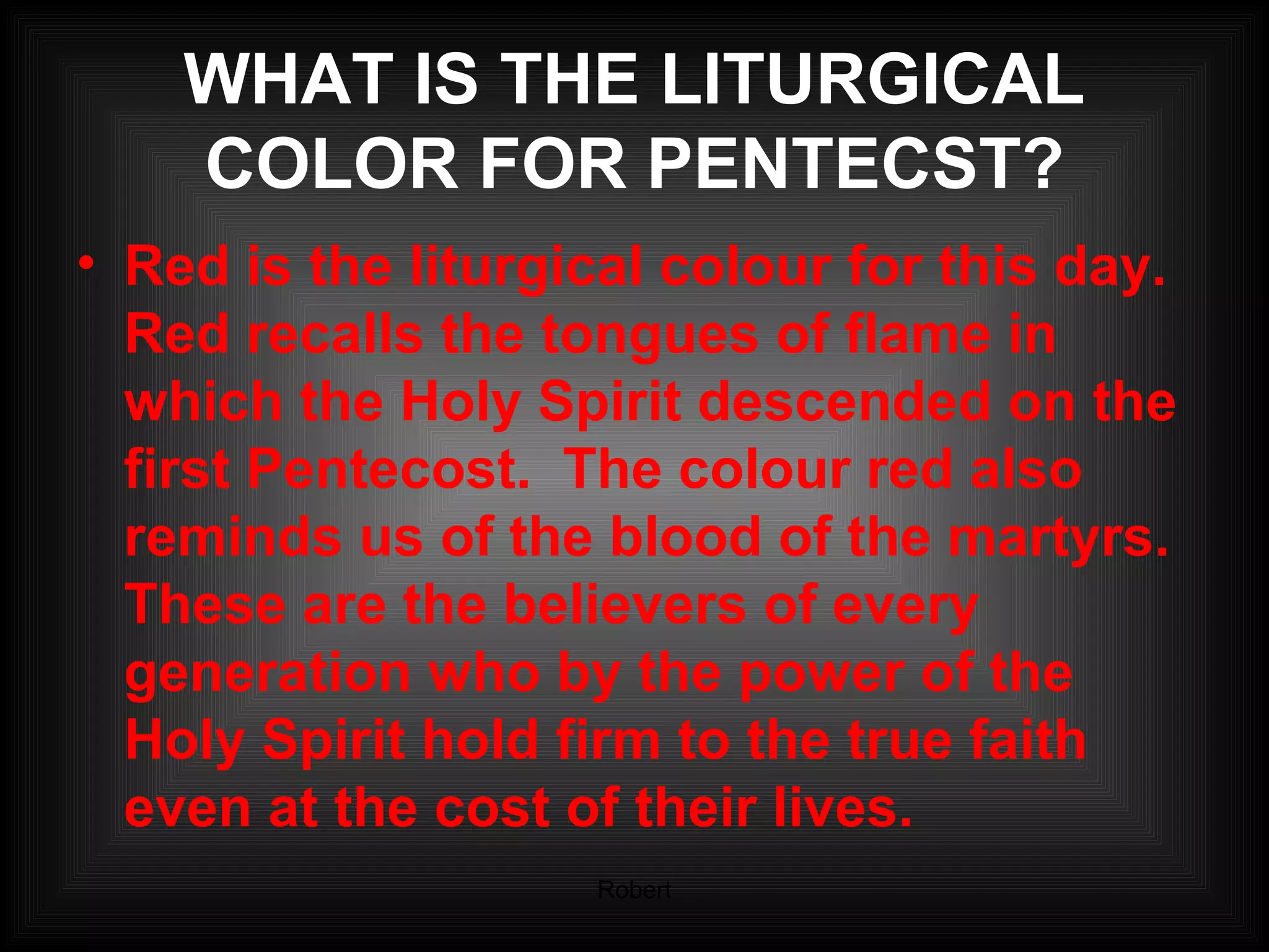 Pentecost Christian Belief | PPT
