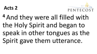 Pentecost: Acquiring the Fire | PPTX | Christianity | Religion ...