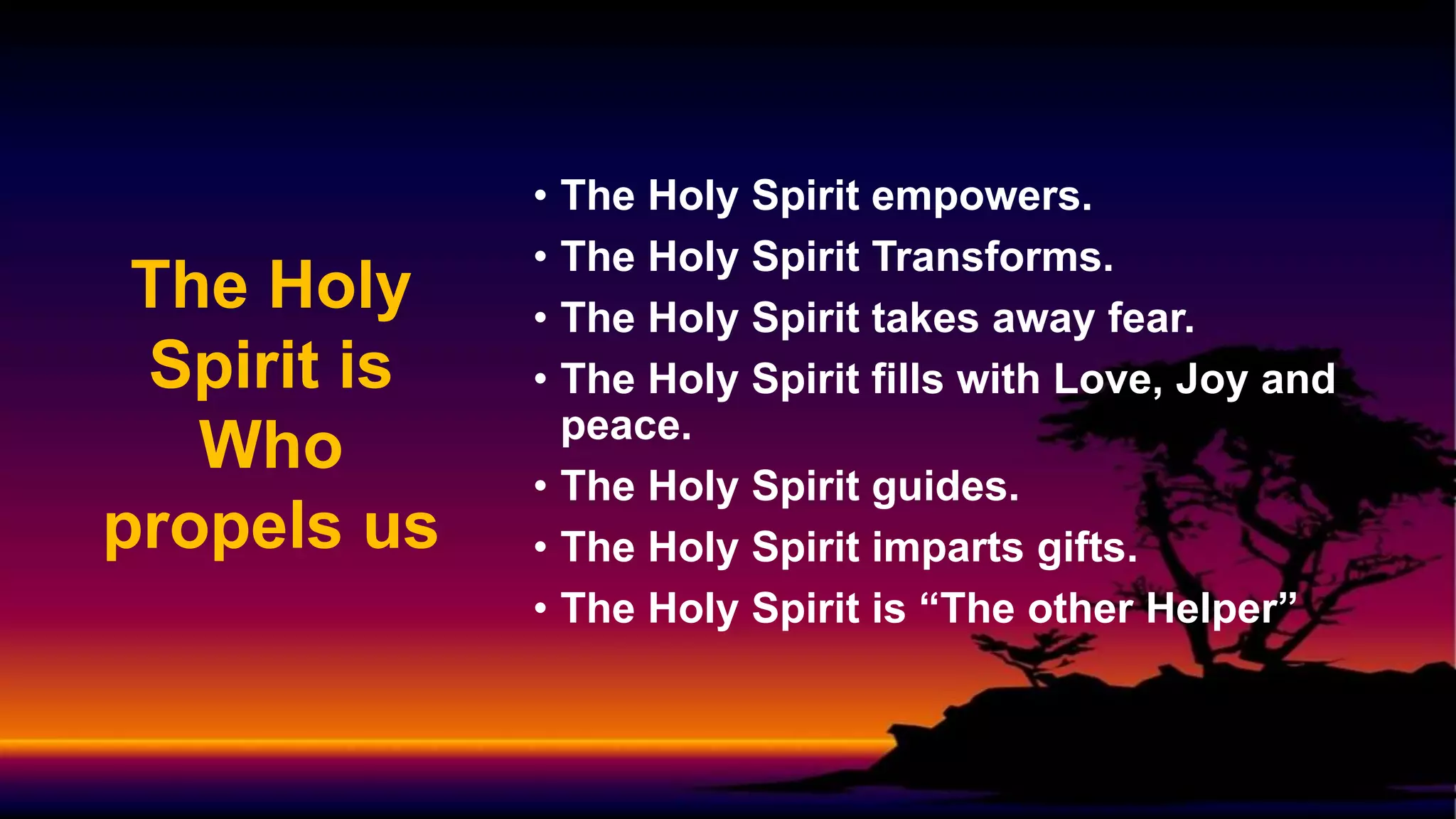 Pentecost baptism of the holy spirit. | PPTX