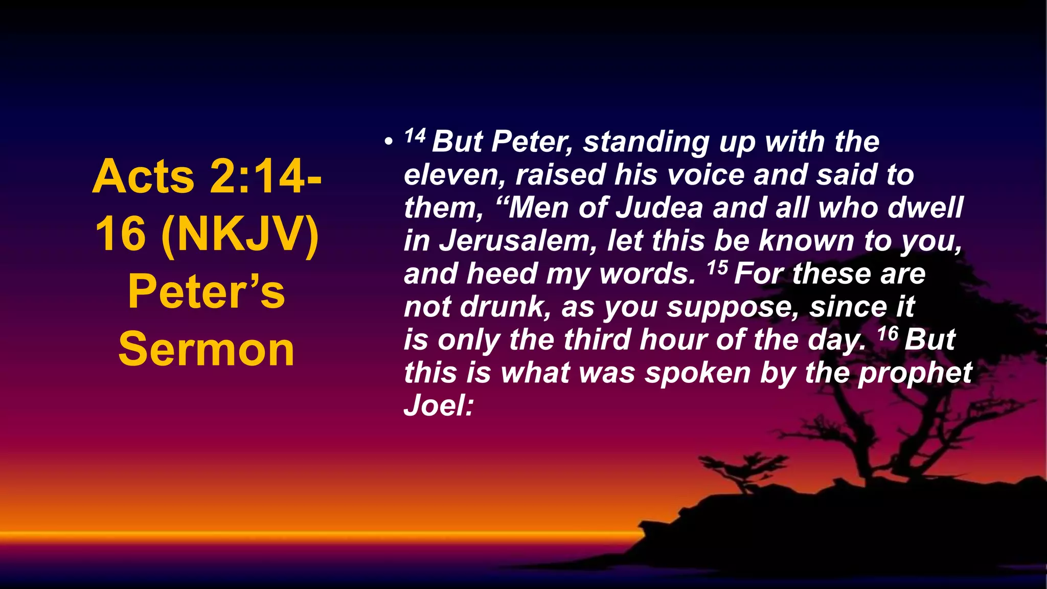 Pentecost baptism of the holy spirit. | PPTX