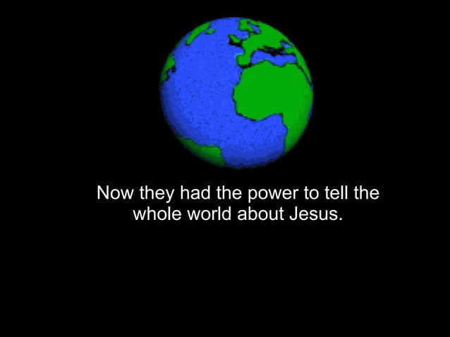 To Kids on the Acts 2 Sharing of Jesus | PPT