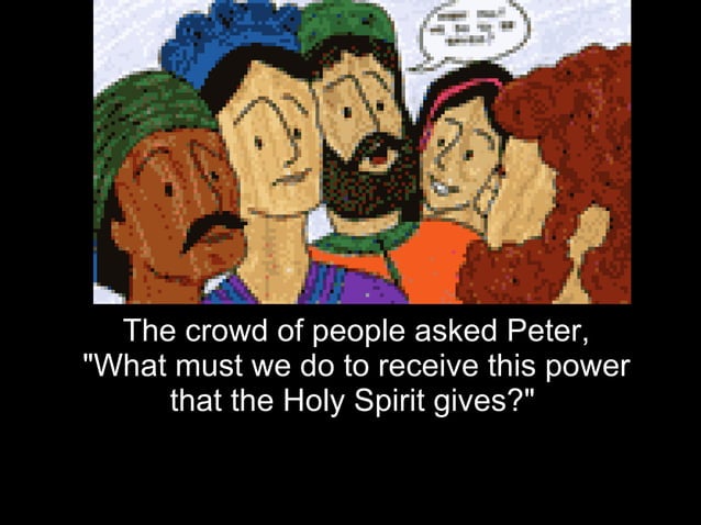 To Kids on the Acts 2 Sharing of Jesus | PPT