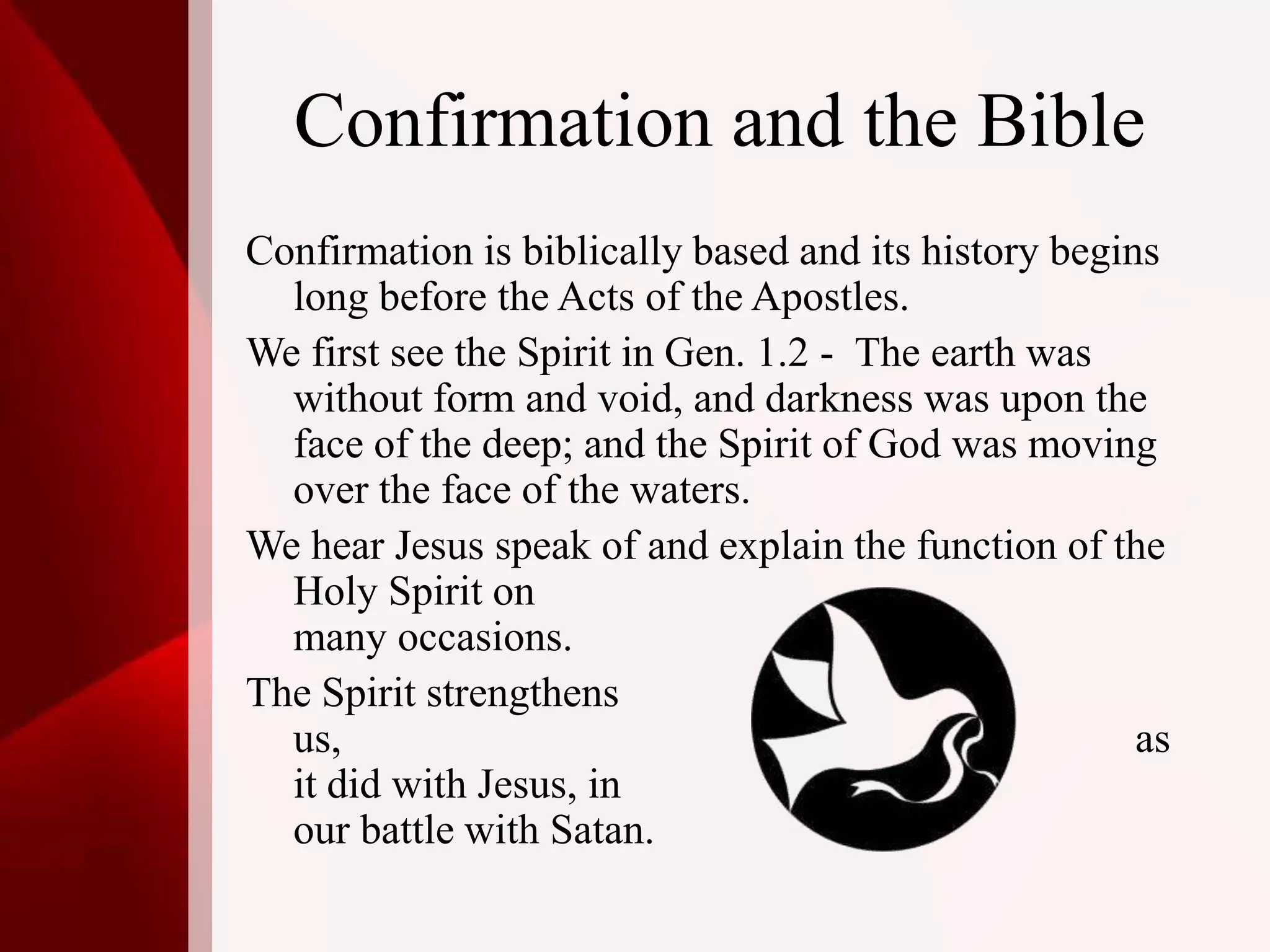 Pentecost and Confirmation | PPT
