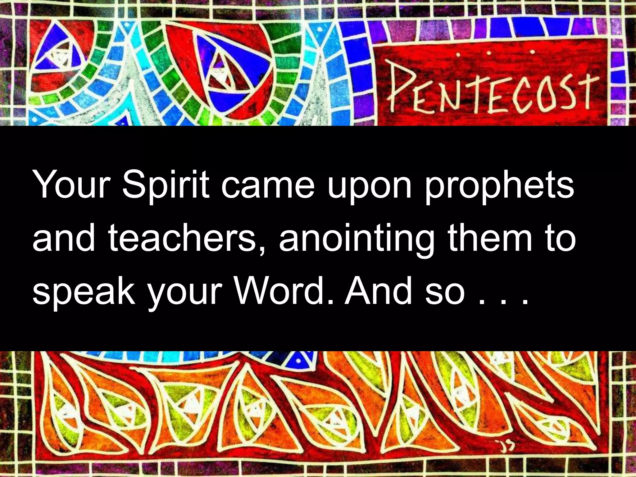 Pentecost Communion | PPTX