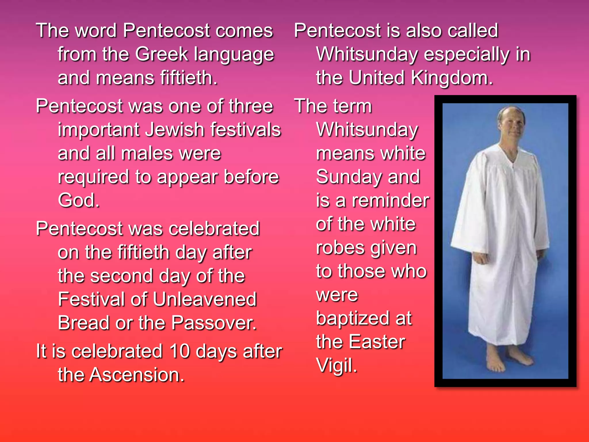 Pentecost History | PPSX
