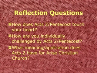 Pentecost: A Global Impact | PPT