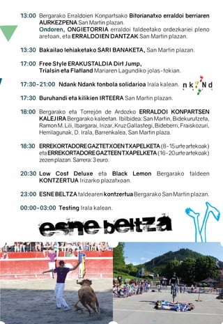 Pentekoste jaiak 2019 Bergara | PDF