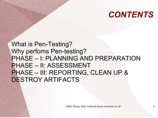 Pen test methodology | ODP