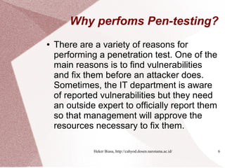 Pen test methodology | ODP